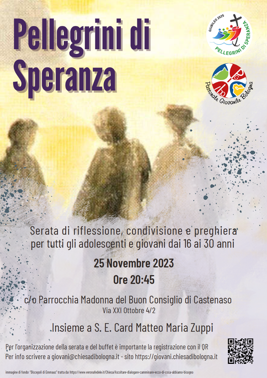 Pellegrini di Speranza 25 novembre 2023 - Ufficio Pastorale Giovanile